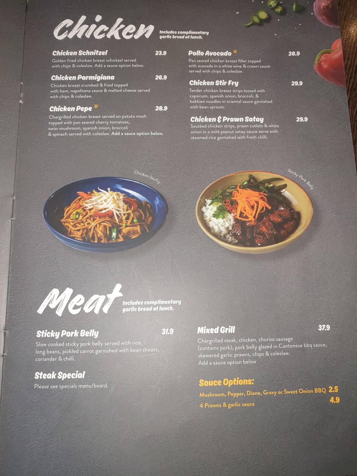 Menu at Caffe Primo Firle restaurant, Firle, 151/161 Glynburn Rd