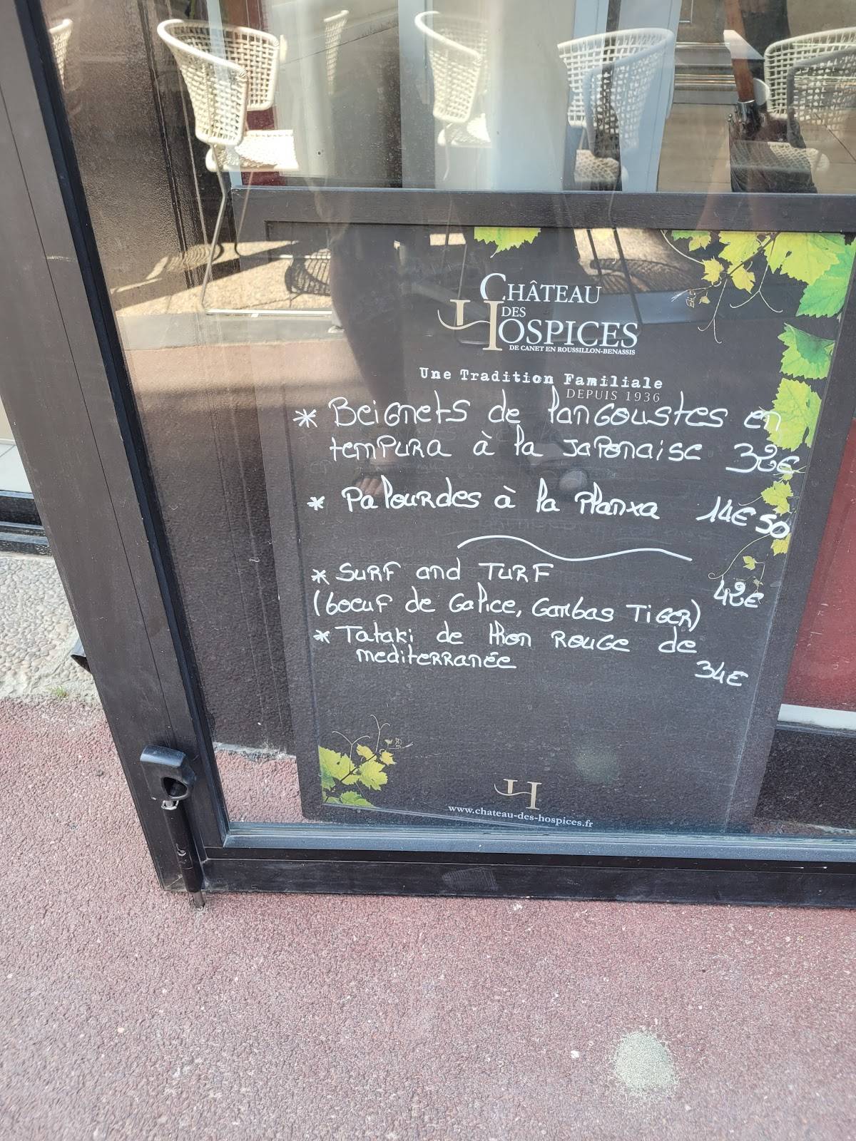 Menu au Can Marcel restaurant, Canet-en-Roussillon, 101 Prom. de la ...