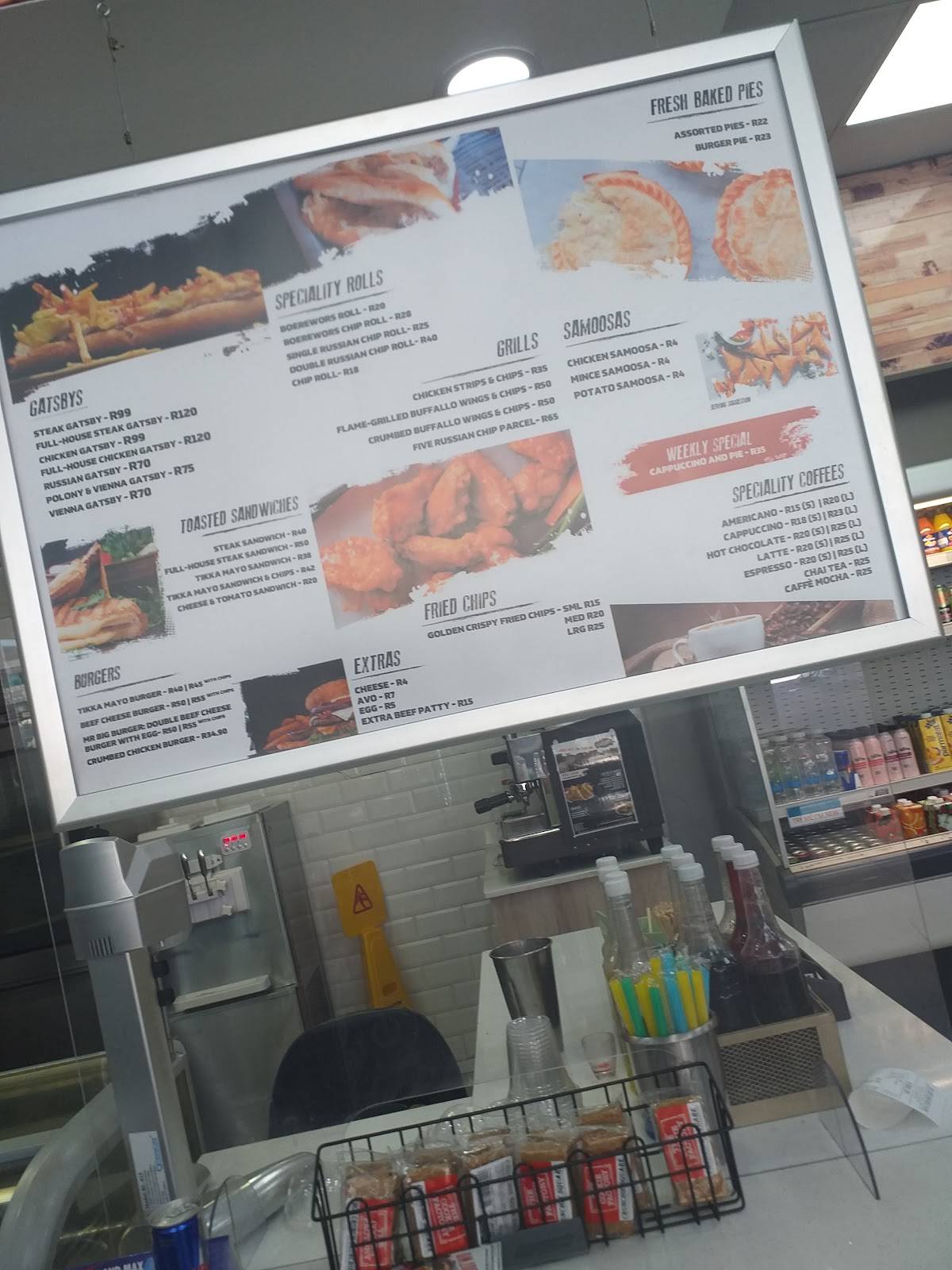 Menu at Karbros Take Aways - Observatory restaurant, Cape Town