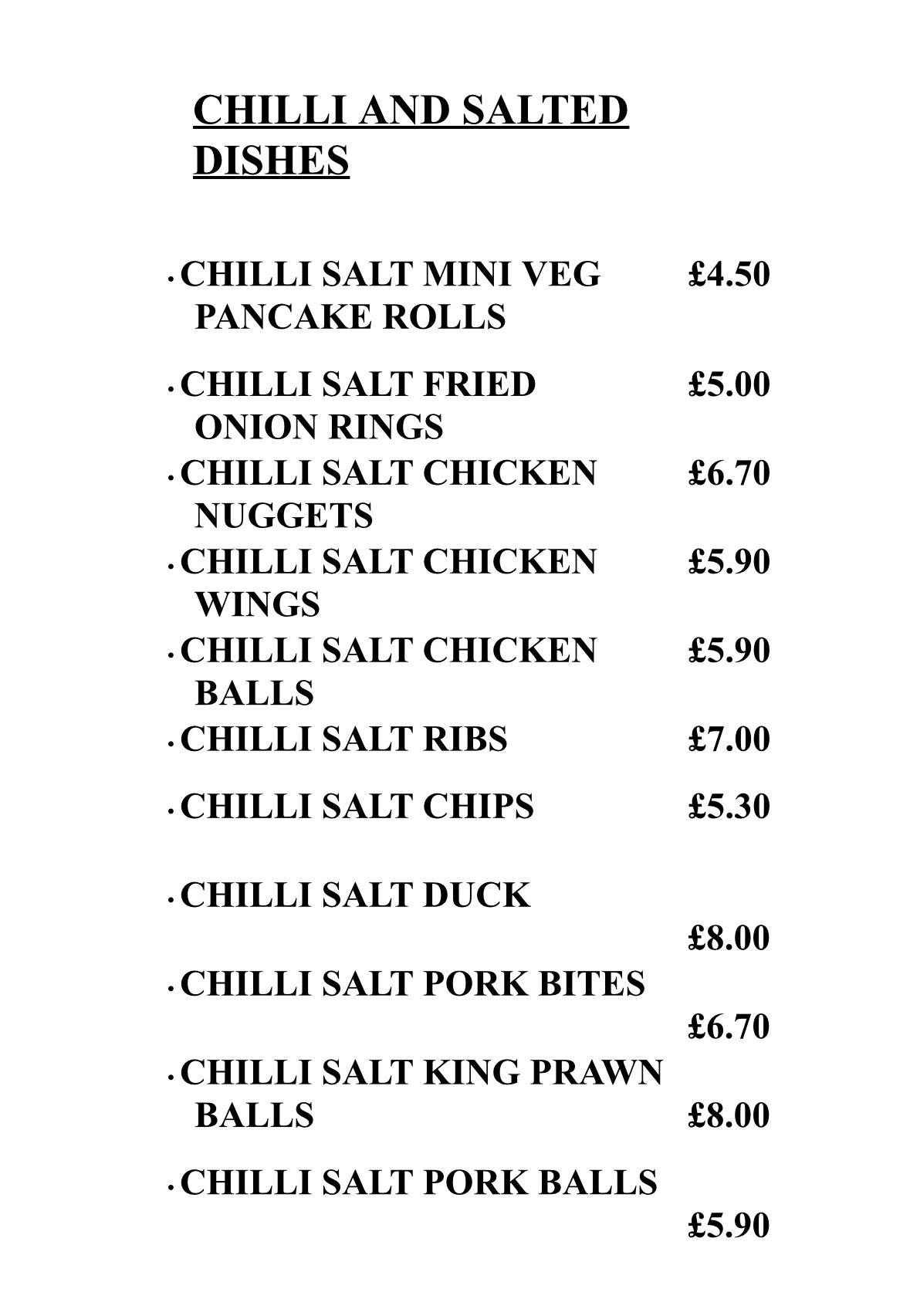 Menu at Capital Chinese Takeaway Paisley fast food, Paisley, 83A ...