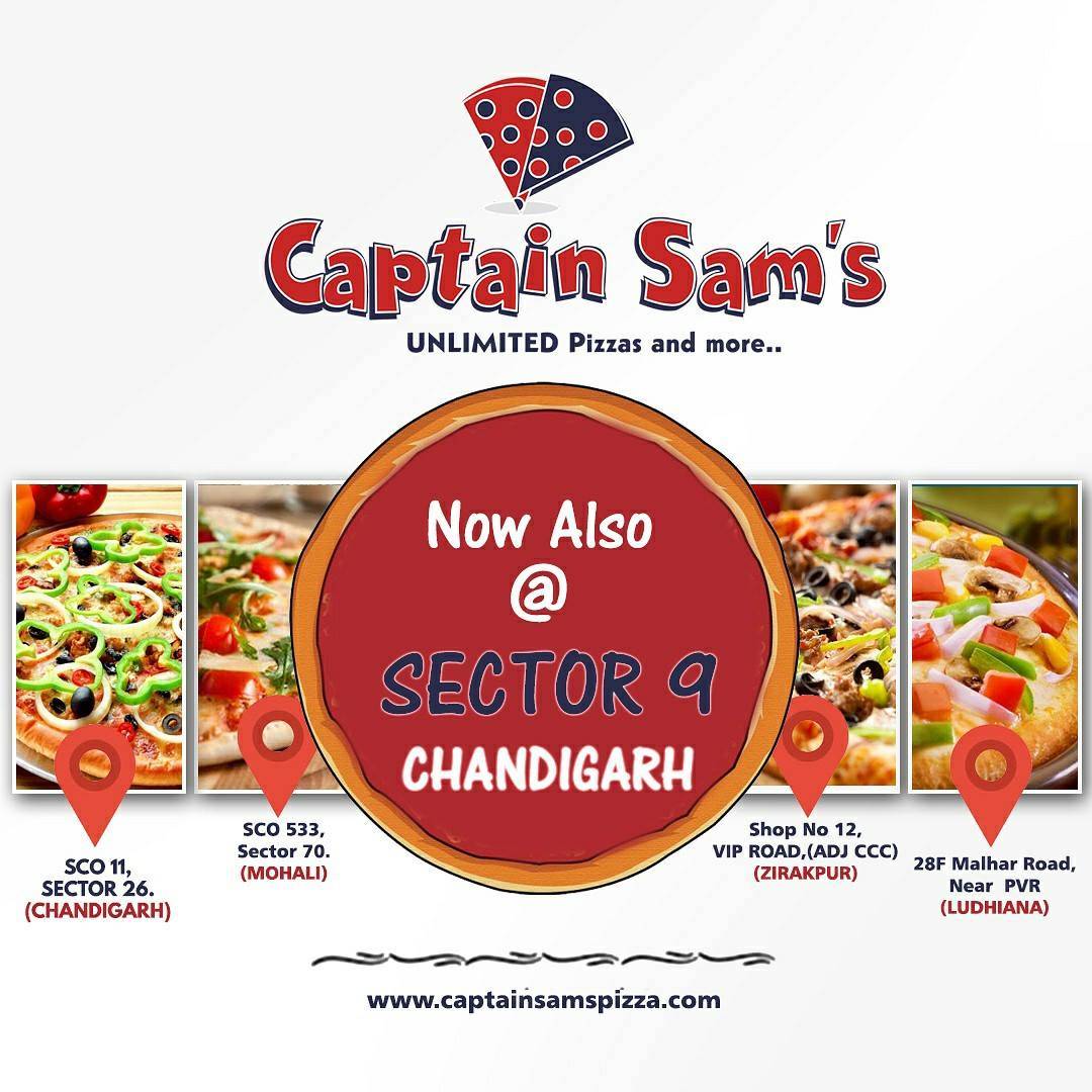 Menu at Captain Sam's Pizza-UNLIMITED Pizza Buffet-Kids Birthday Party ...