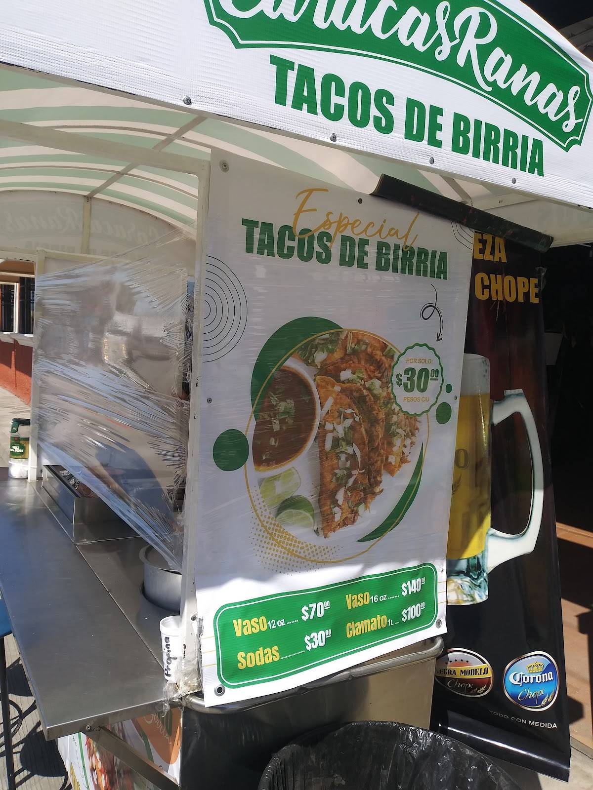 Carta del restaurante Caracas Ranas, Tijuana, Prol Paseo del los Heroes ...