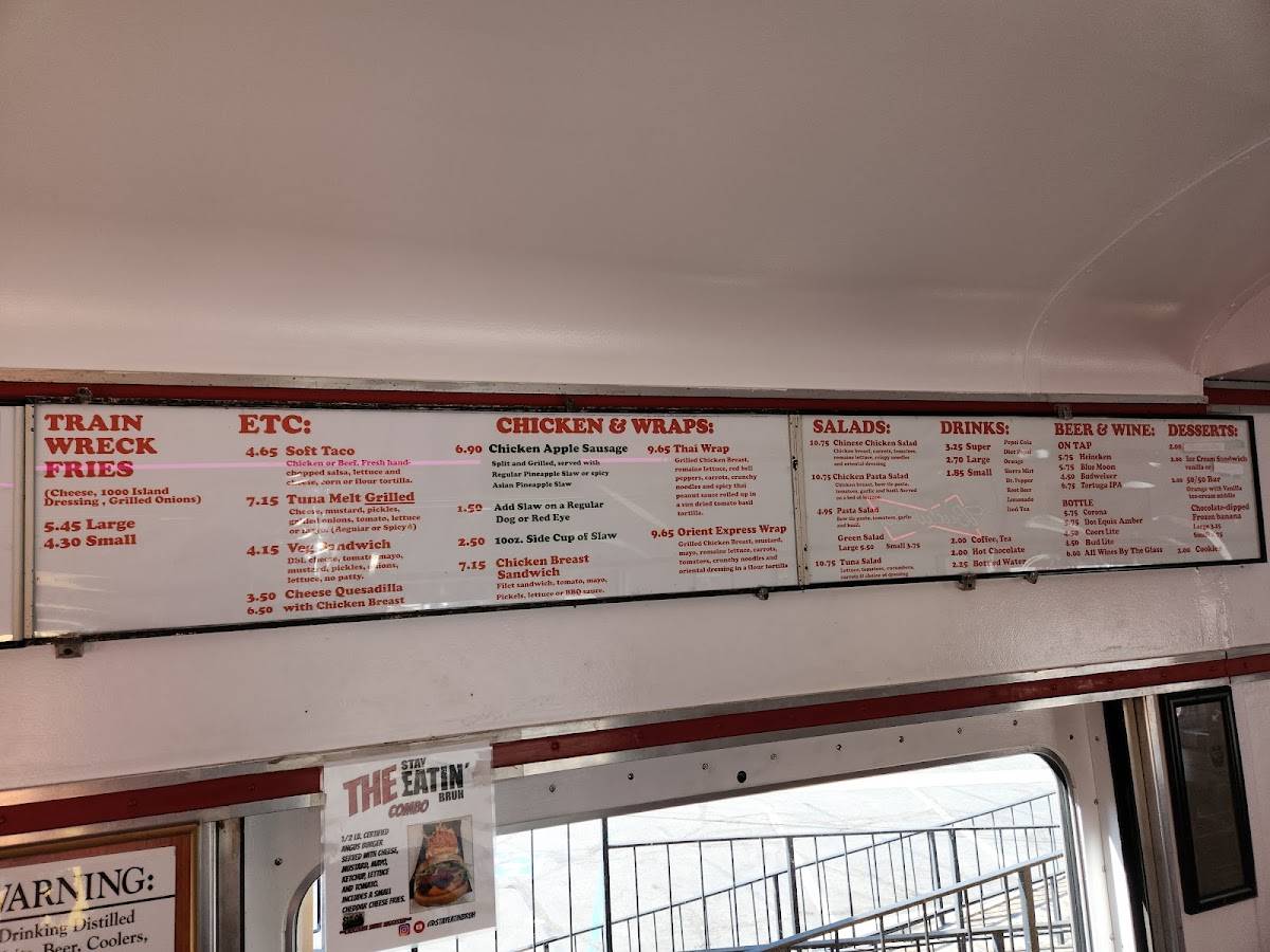 Menu at Carney's Restaurant, Los Angeles, Sunset Blvd