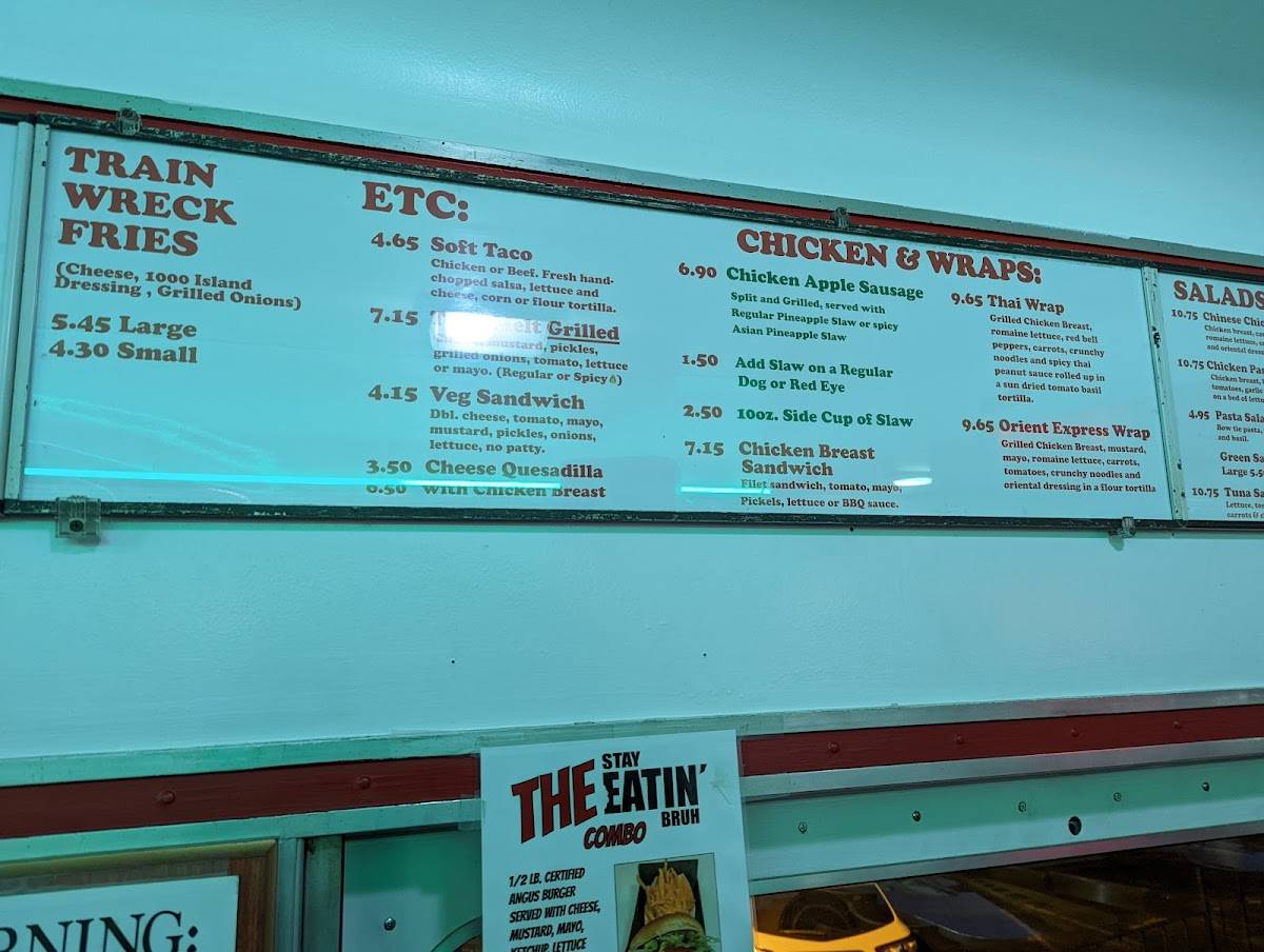 Menu at Carney's Restaurant, Los Angeles, Sunset Blvd