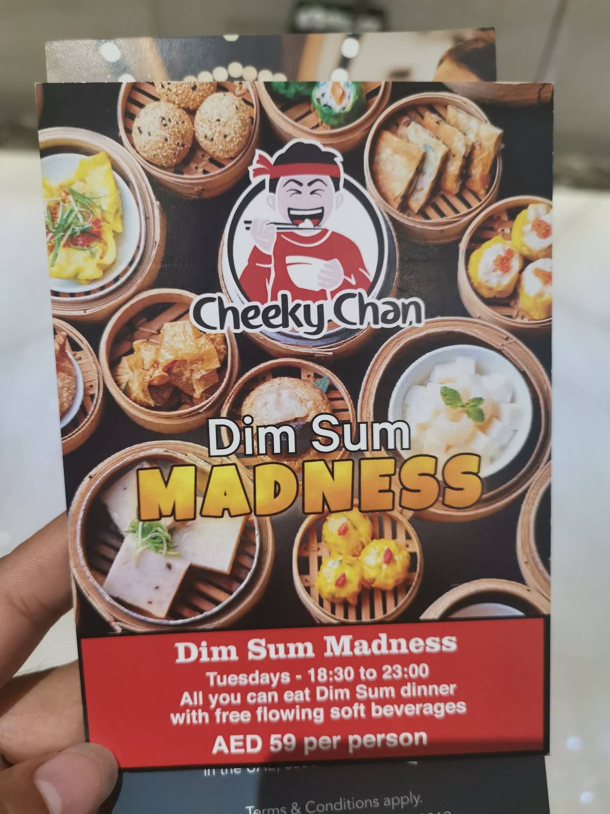 Menu at Cheeky Chan Restaurant, Sharjah