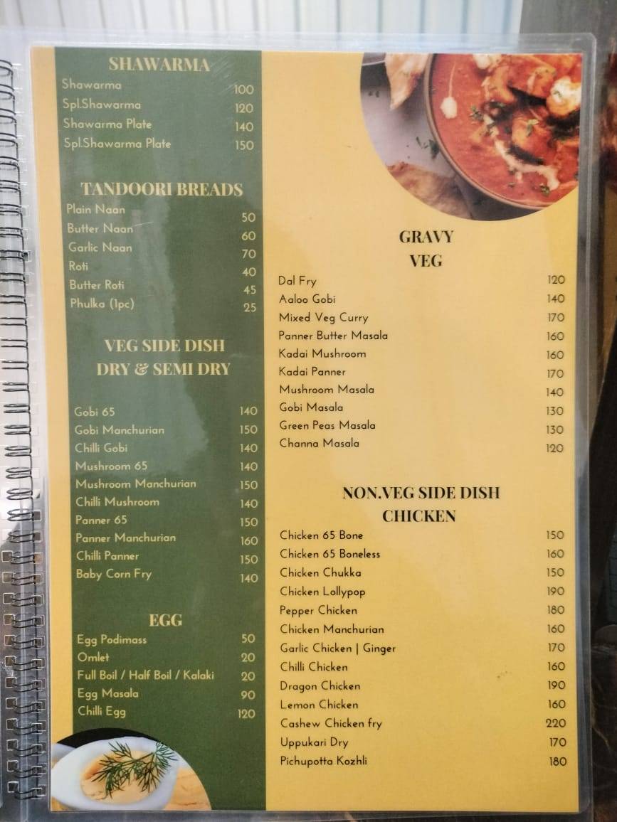 Menu at CHENNAI 45 FOOD PARK, Chennai