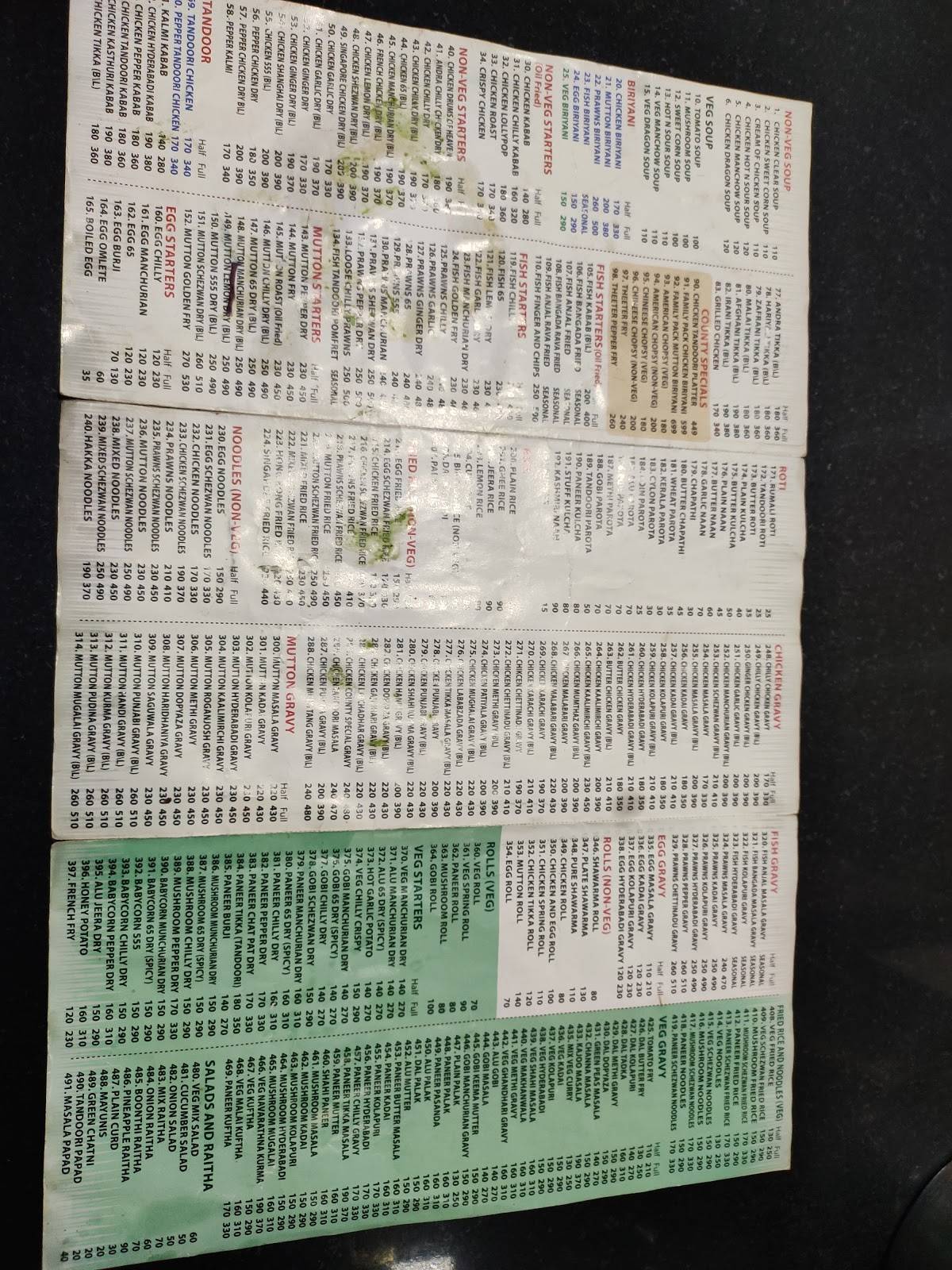 Menu at Chicken County, Bengaluru, Number 25/16 & 25/1 Sharada Lodge ...