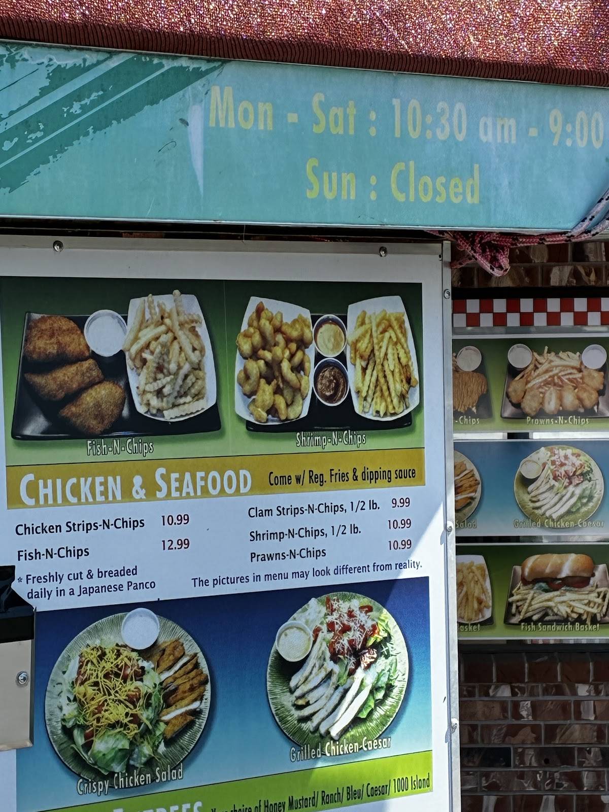 Menu at Chicken Drive-In restaurant, Lake Stevens
