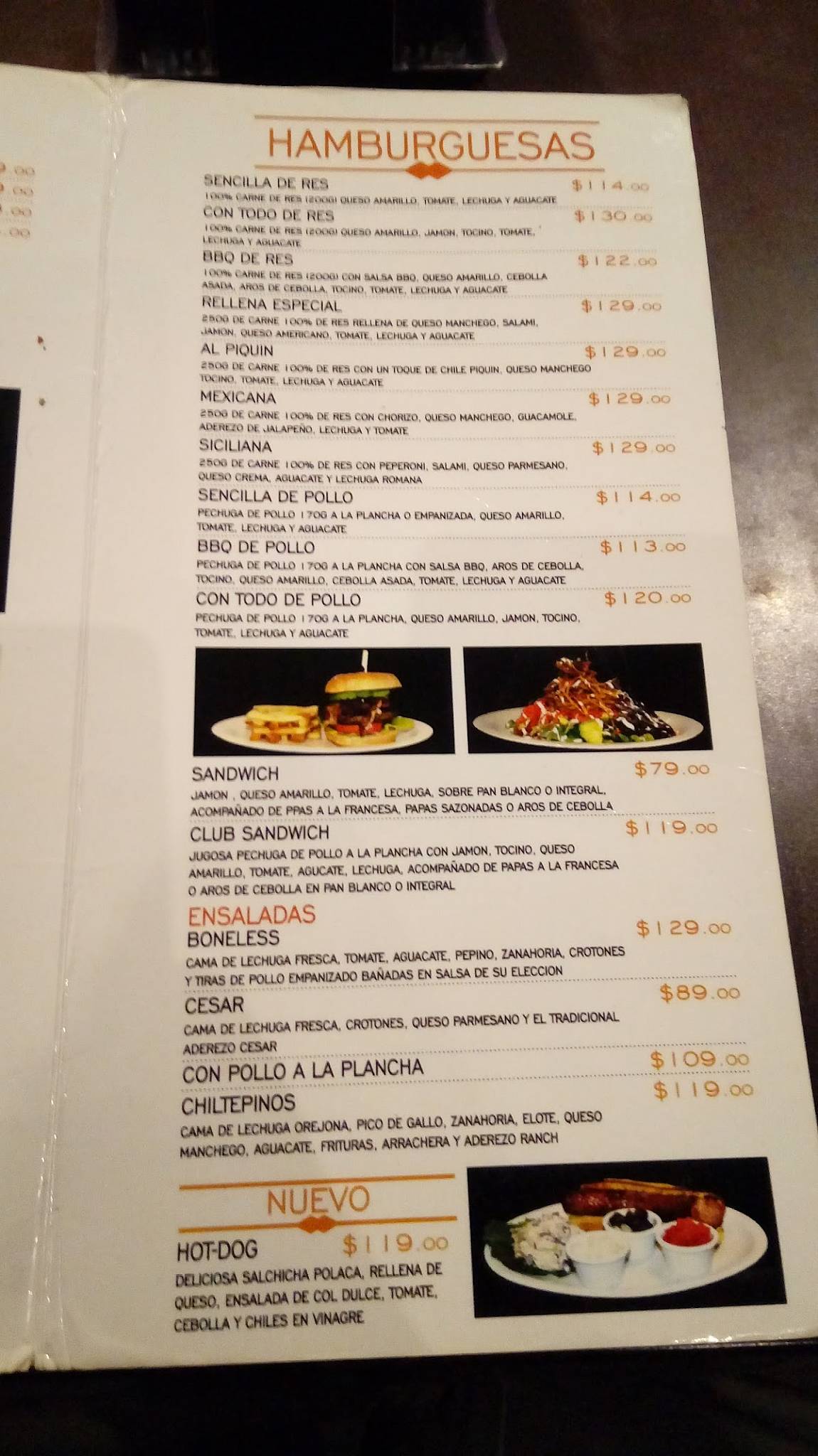 Carta del restaurante Chiltepino’s Wings, Apodaca, Av Miguel Alemán km ...