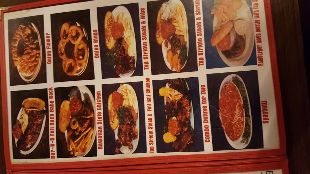 Menu at Chris & Pitts BBQ Restaurant, Downey