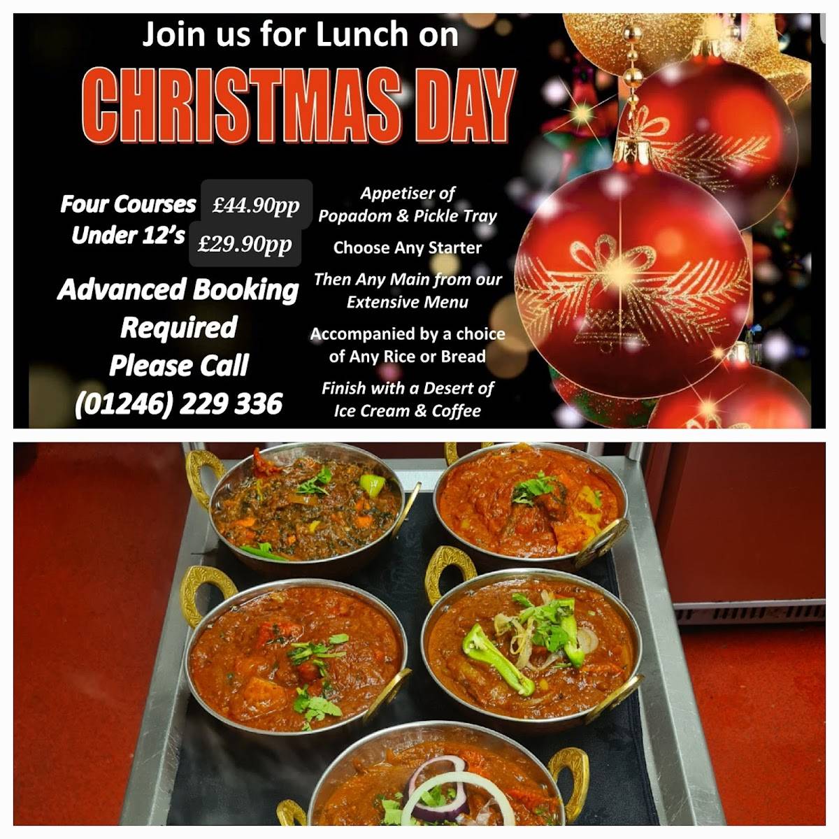 Menu at Chutney Spice restaurant, Chesterfield
