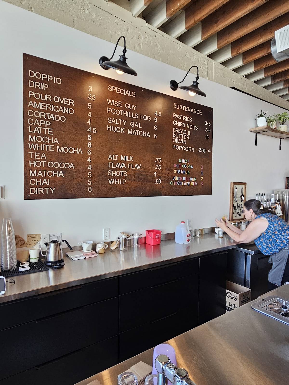 Menu at Common Ground Coffee and Market, Boise
