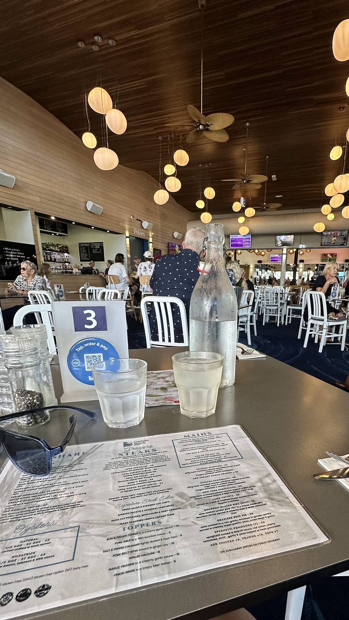 Menu at Coolum Beach Hotel pub & bar, Coolum Beach