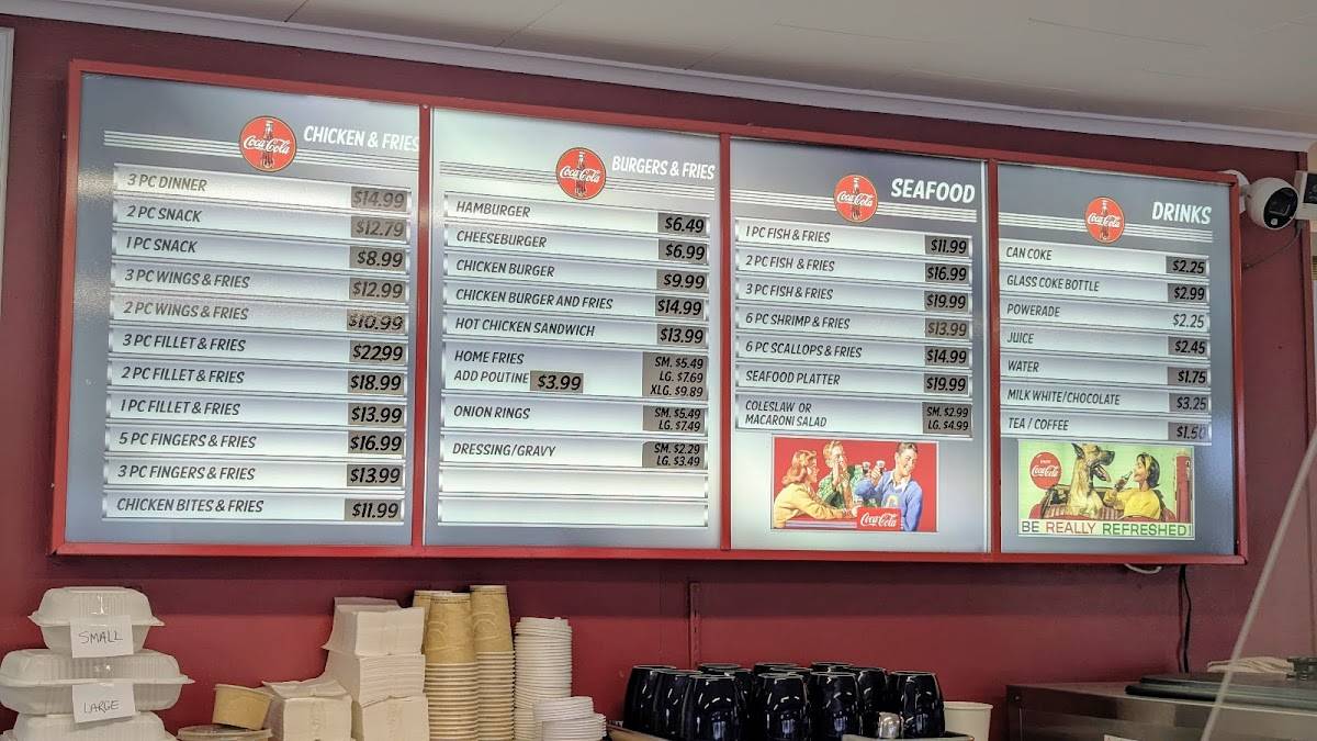 Menu at Country Delight Ltd restaurant, Bay Roberts