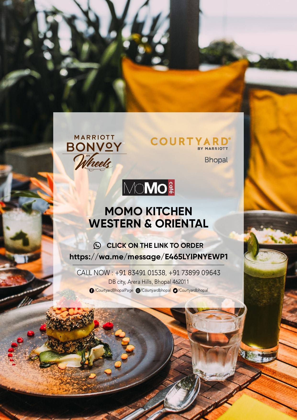 Menu at Courtyard by Marriott Bhopal, Bhopal