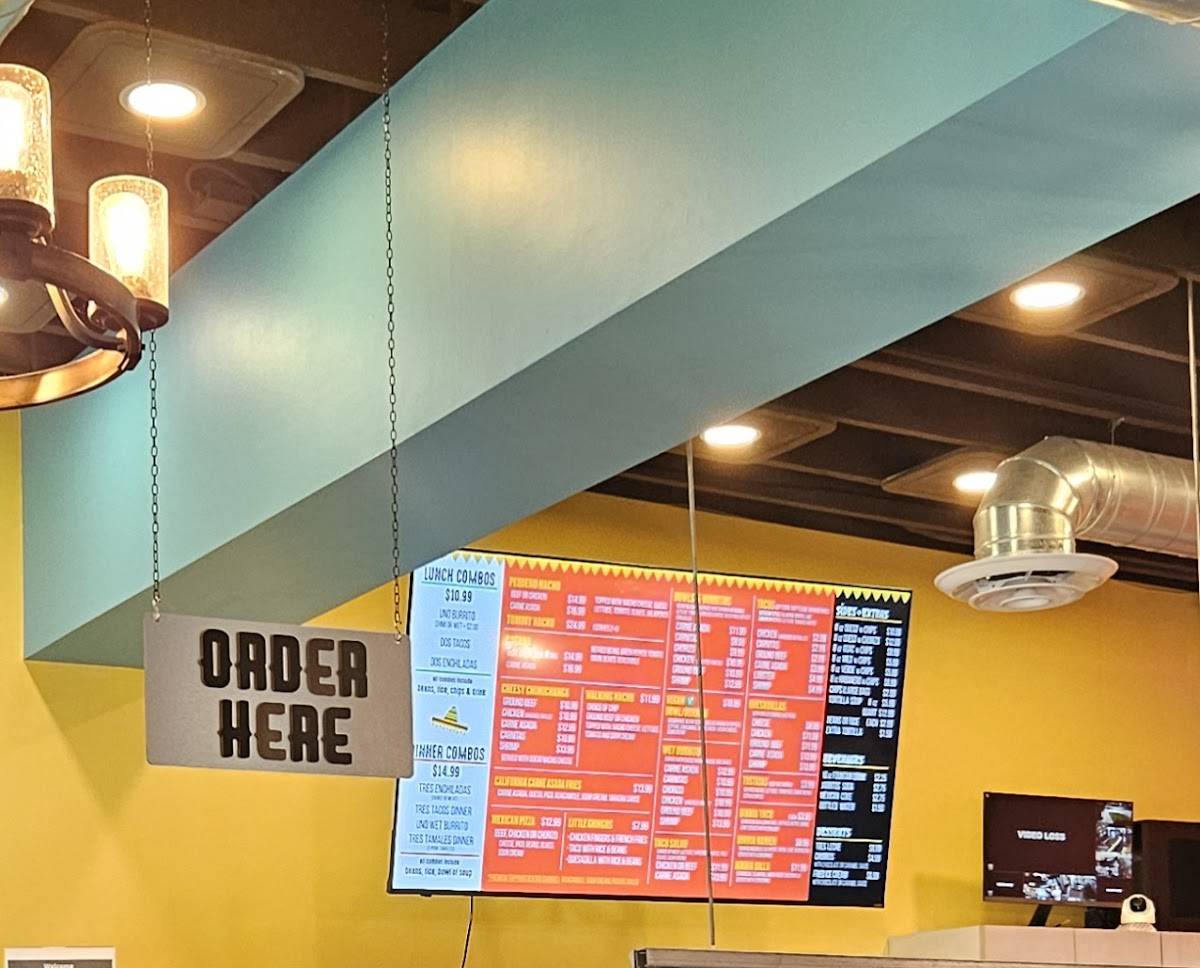 Menu at Crazy Gringo Mexican Express restaurant, Saint Clair Shores
