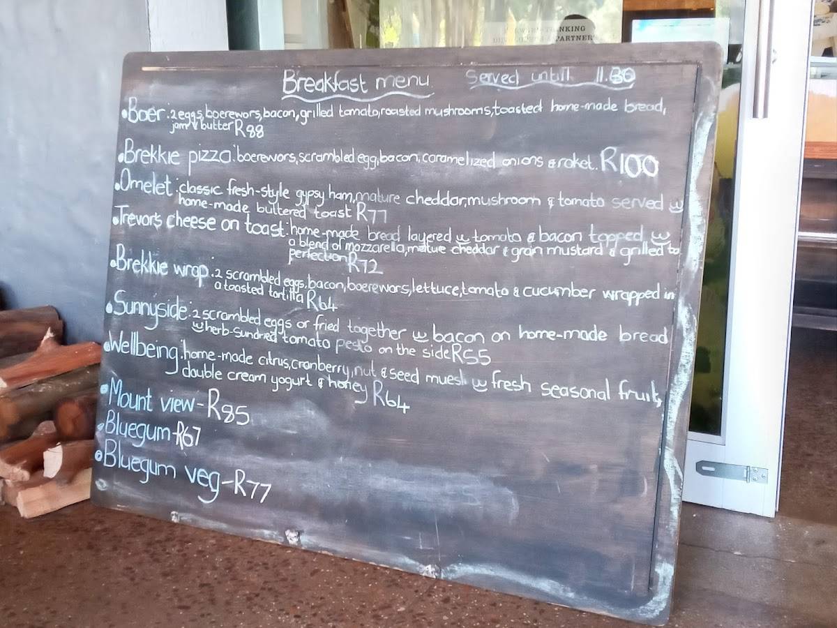 Menu at Crossways Country Kitchen restaurant, Port Elizabeth