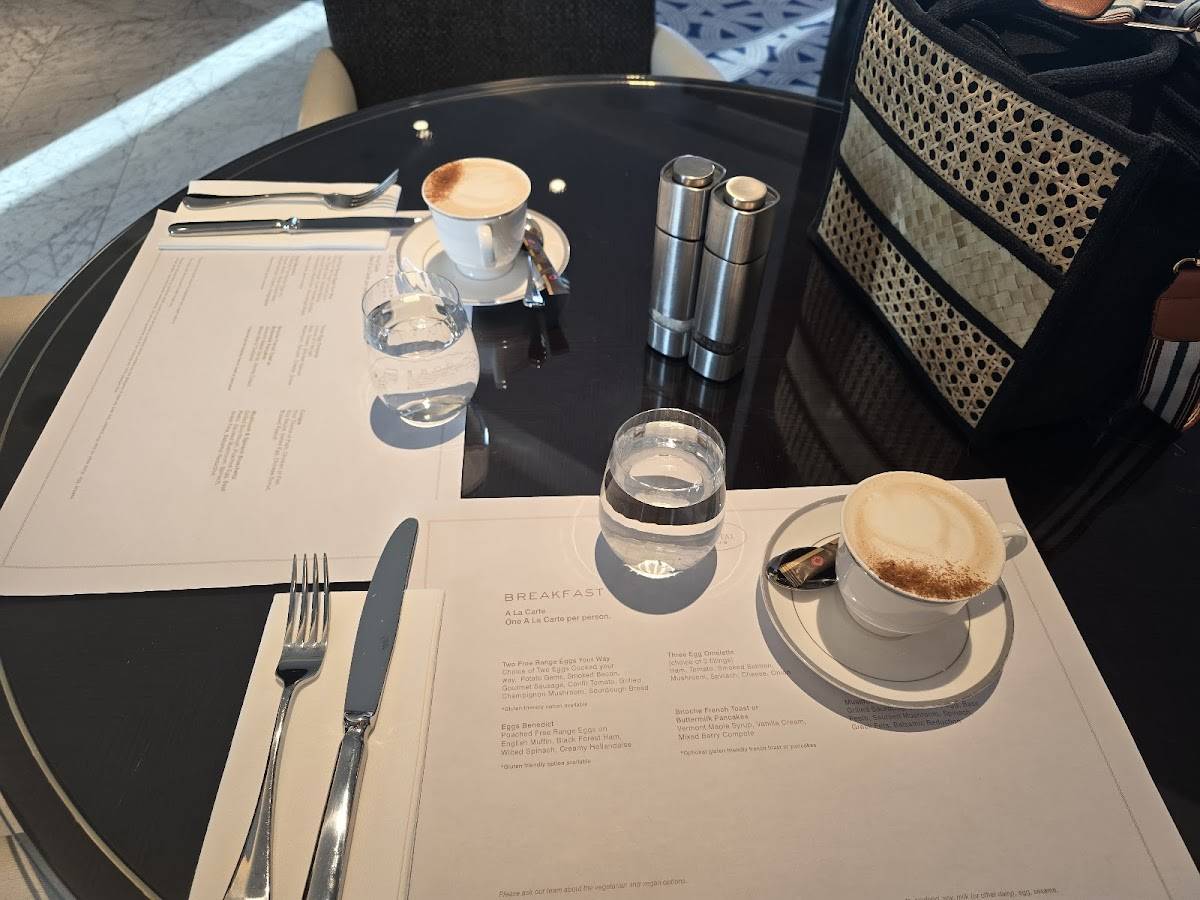 Menu at Crystal Club, Burswood