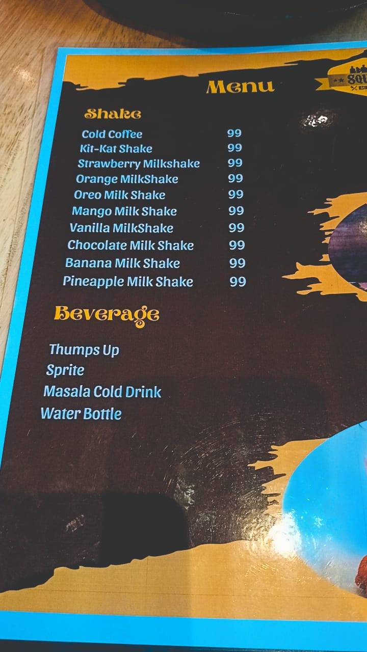Menu at Squad Restro And Cafe, Cuttack, College Square