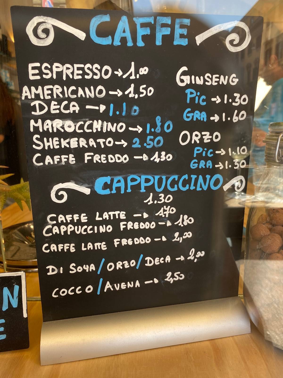 Menu at D’Angelo Caffè & Gastronomia - Bar Bistro Caffetteria ...