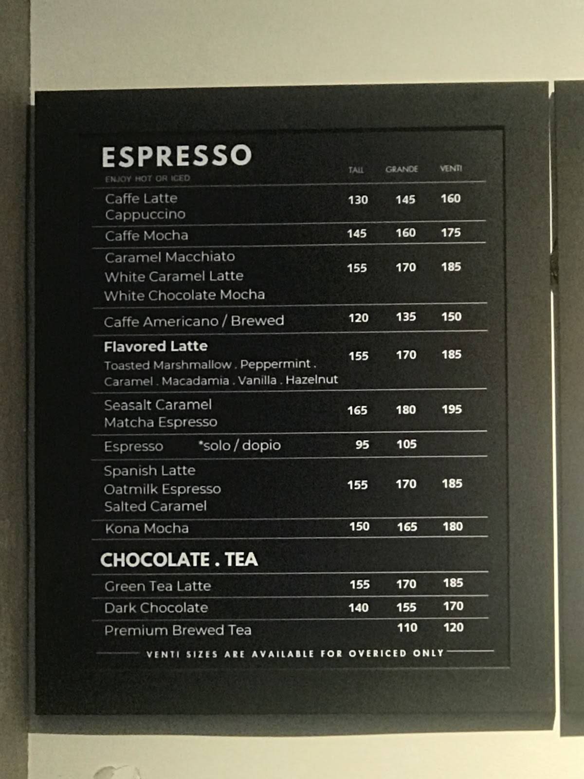 Carta de DC Coffee House - Multi, Parañaque
