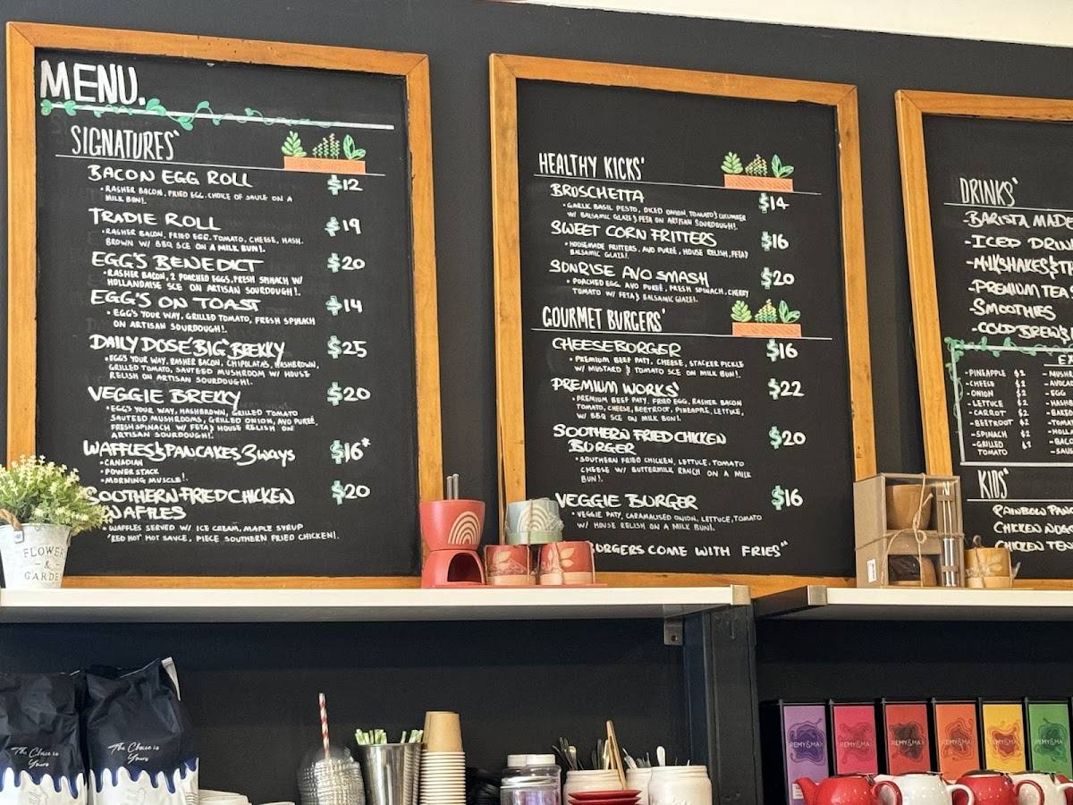 Menu at Daily Dose Coffee Karuah cafe, Karuah
