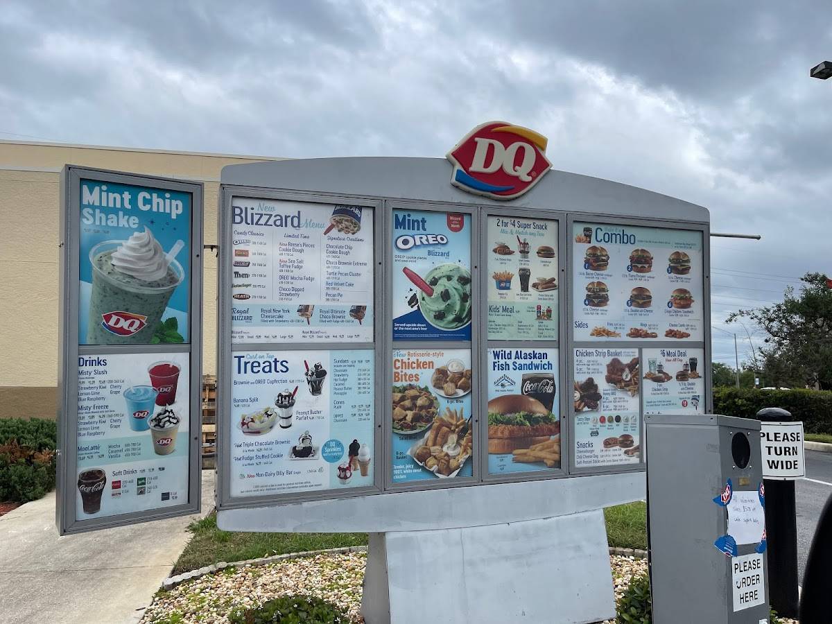 Menu at Dairy Queen Grill & Chill fast food, Sebring, US Hwy 27 N