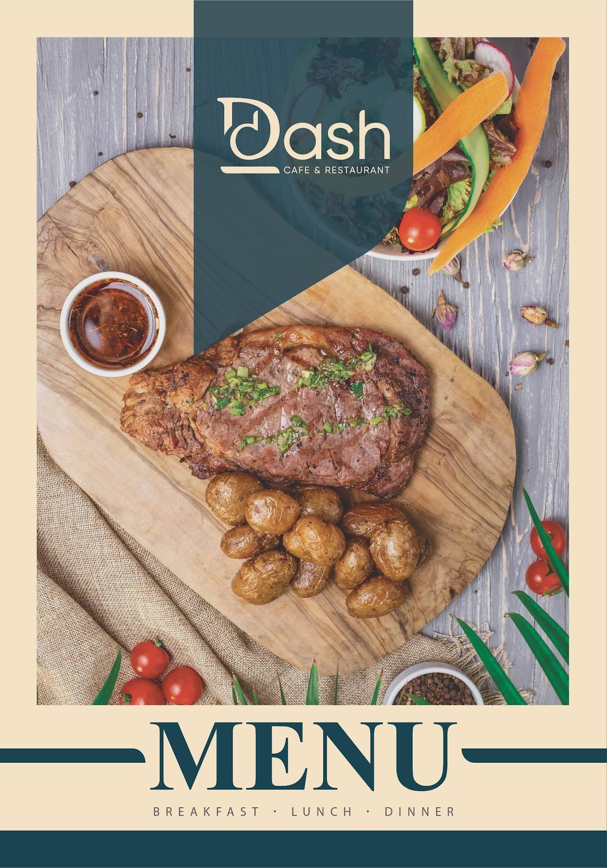 Menu at Dash "Cafe & Restaurant", New Cairo City