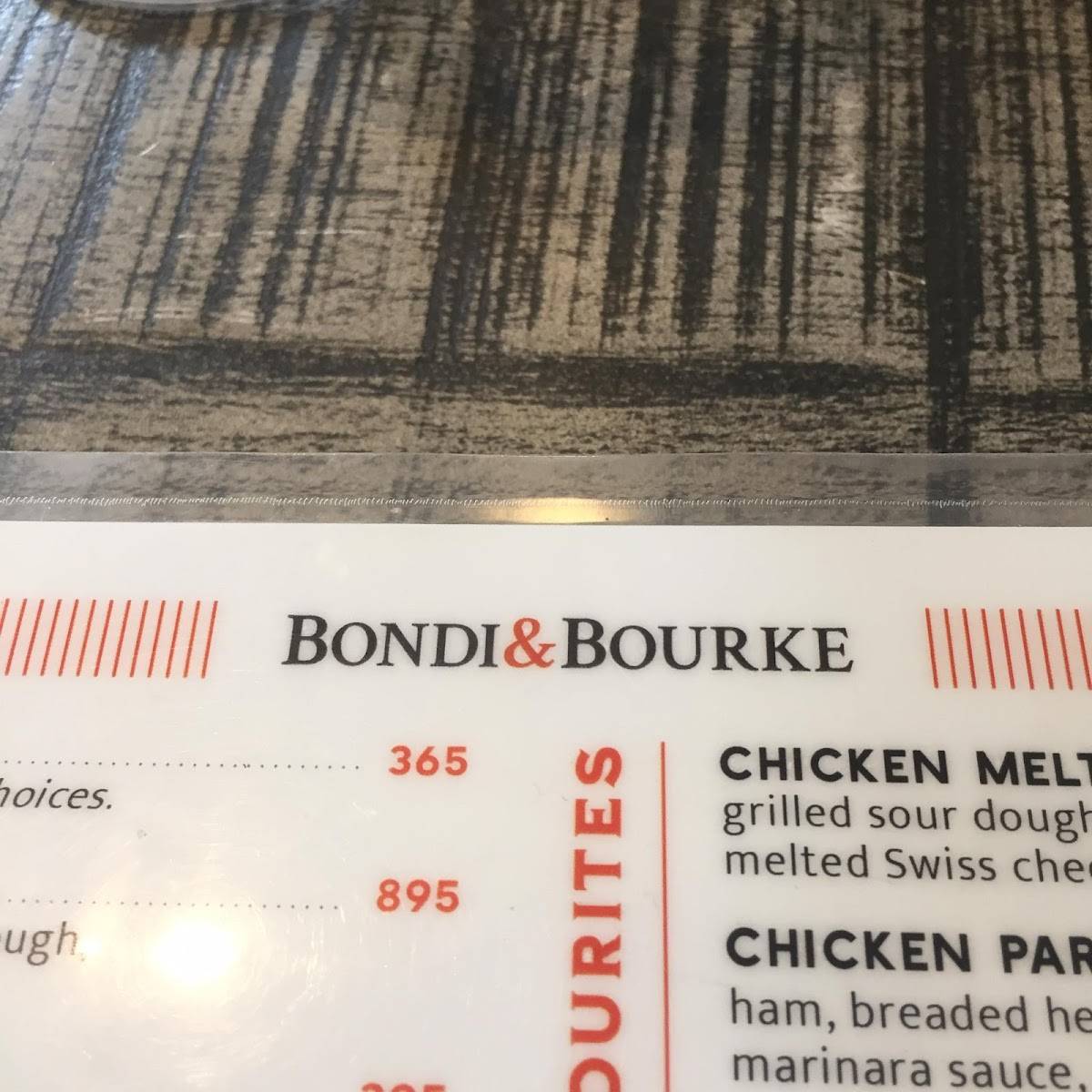 Menu at Bondi&Bourke Davao restaurant, Davao City