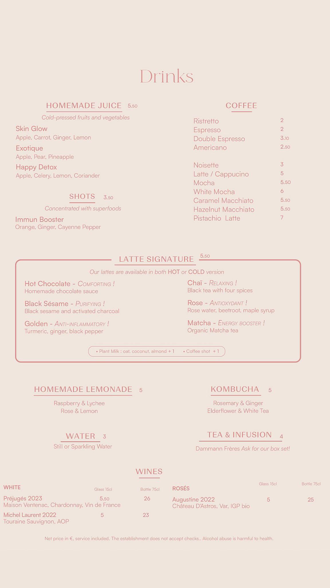 Menu at Deïa Coffee & Kitchen - Brunch Marseille restaurant, Marseille
