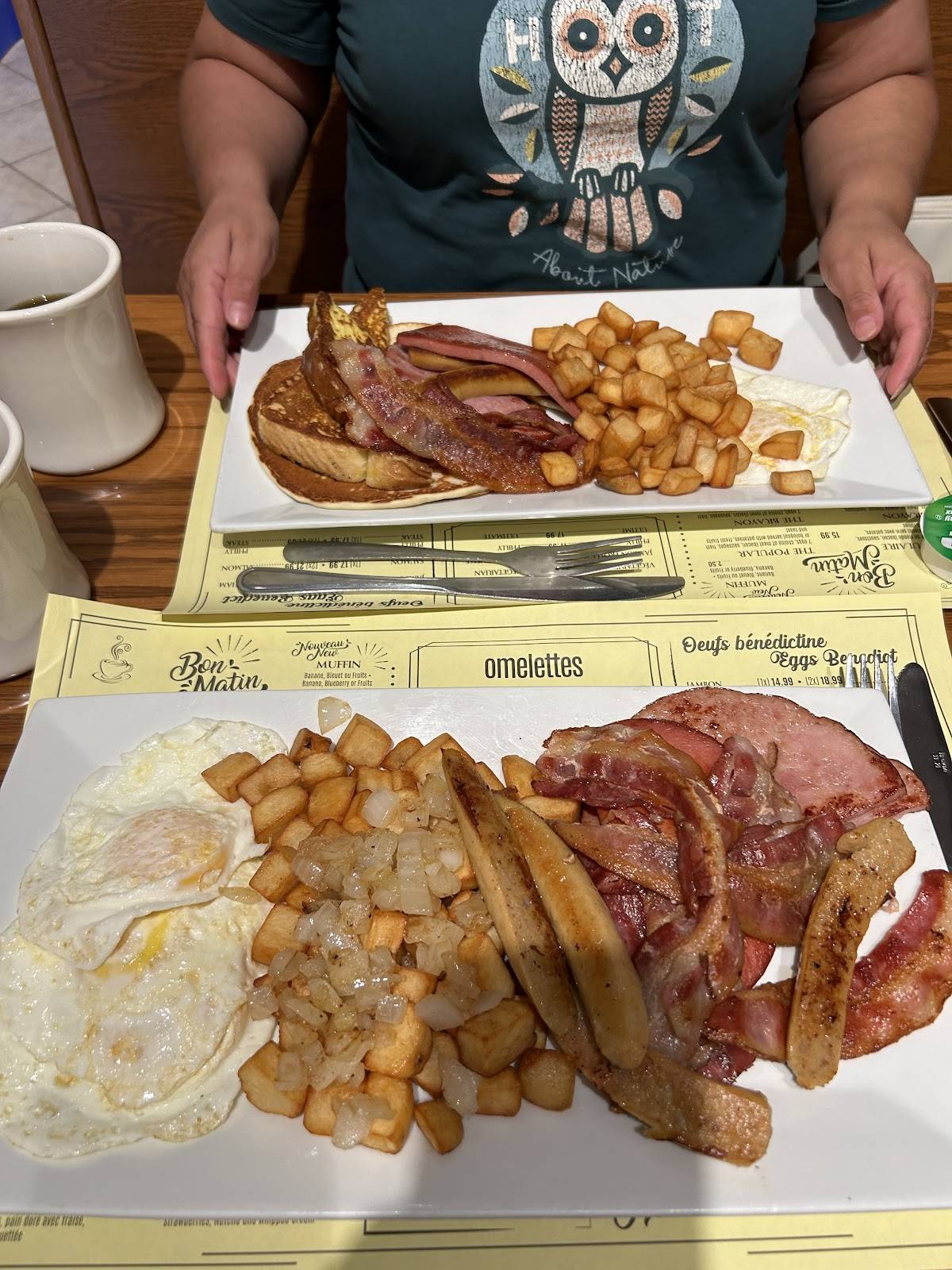 Menu at Dejeuner AM Breakfast restaurant, Edmundston