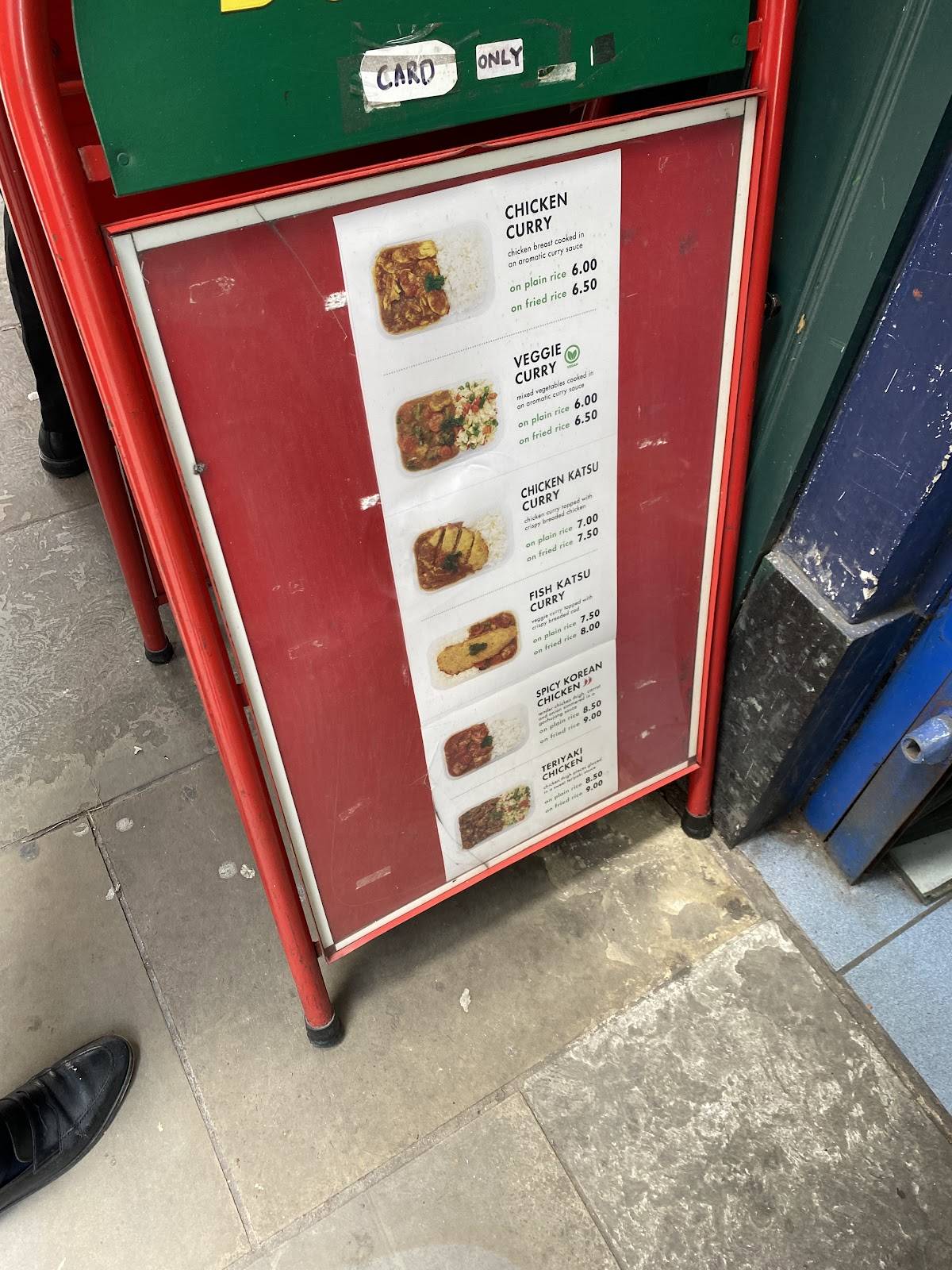 Menu at Deli Box restaurant, London, 126 Cheapside