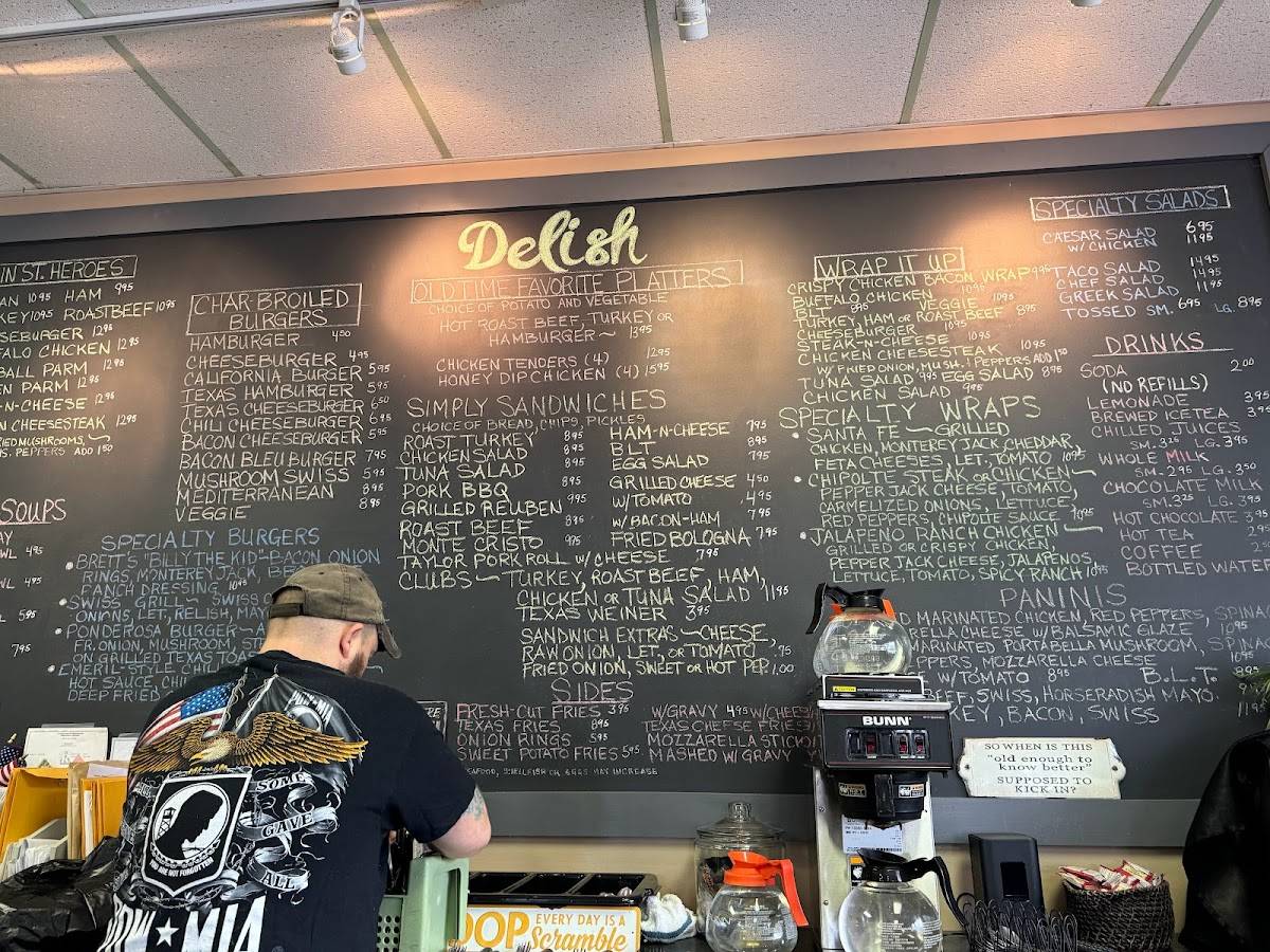 Menu at Delish On Main restaurant, Moscow