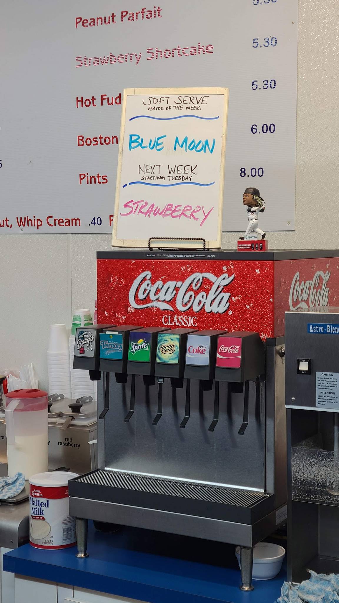 Menu at Tasty Twist desserts, East Lansing