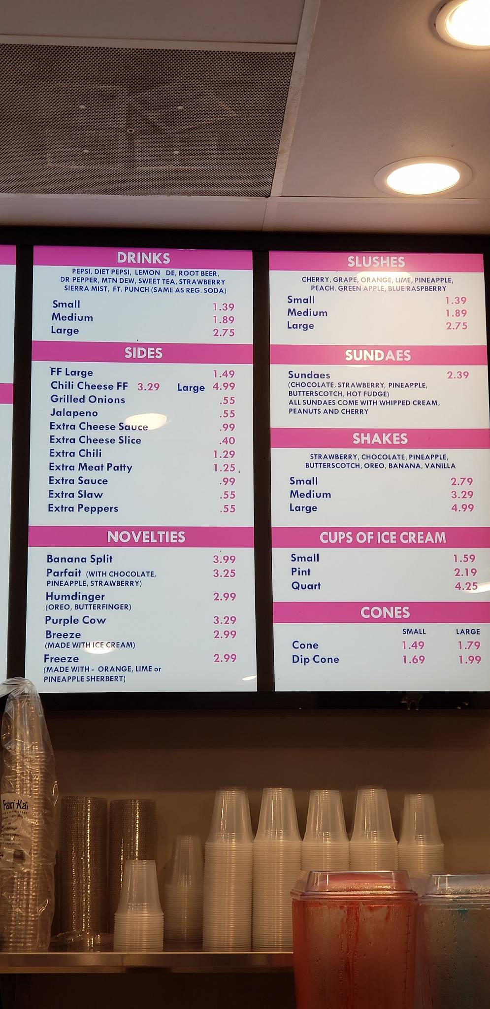 Menu at Dixie Queen restaurant, Memphis, N Germantown Pkwy