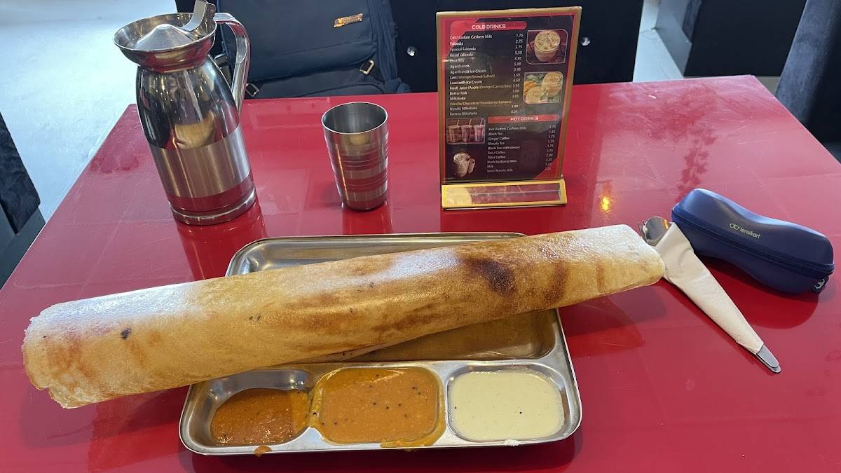 Menu at Dosa Express restaurant, Harrow