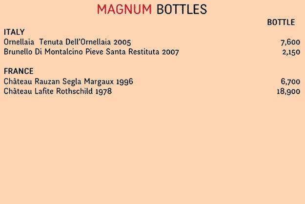 Menu at BiCE Ristorante restaurant, Dubai, 34HM+9PC - Hilton Dubai ...