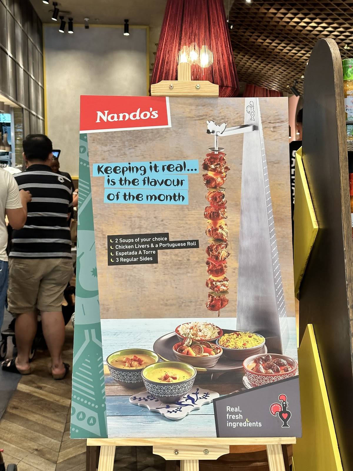 Menu at Nando's The Dubai Mall restaurant, Dubai, Waterfront Promenade ...