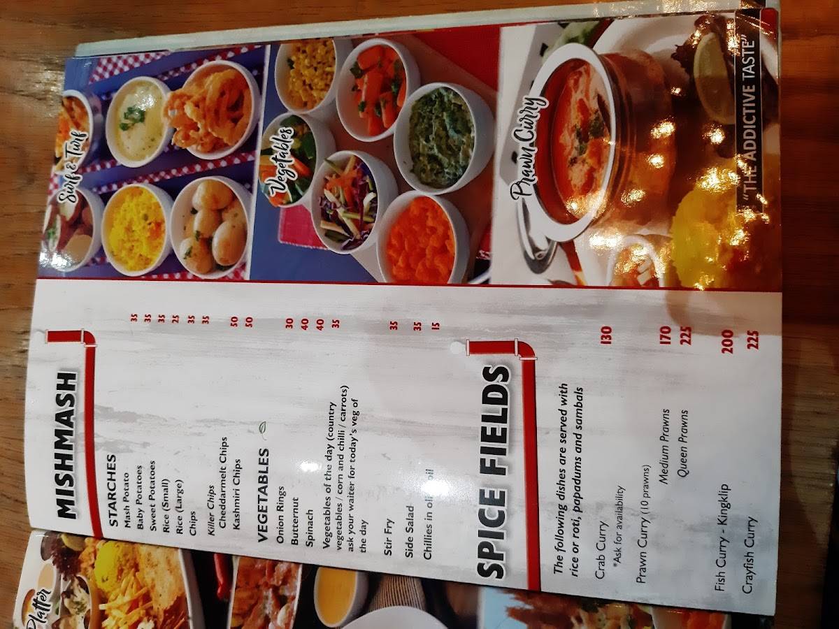 Menu at Jimmy's Killer Prawns Gateway restaurant, Umhlanga, Shop G340 ...