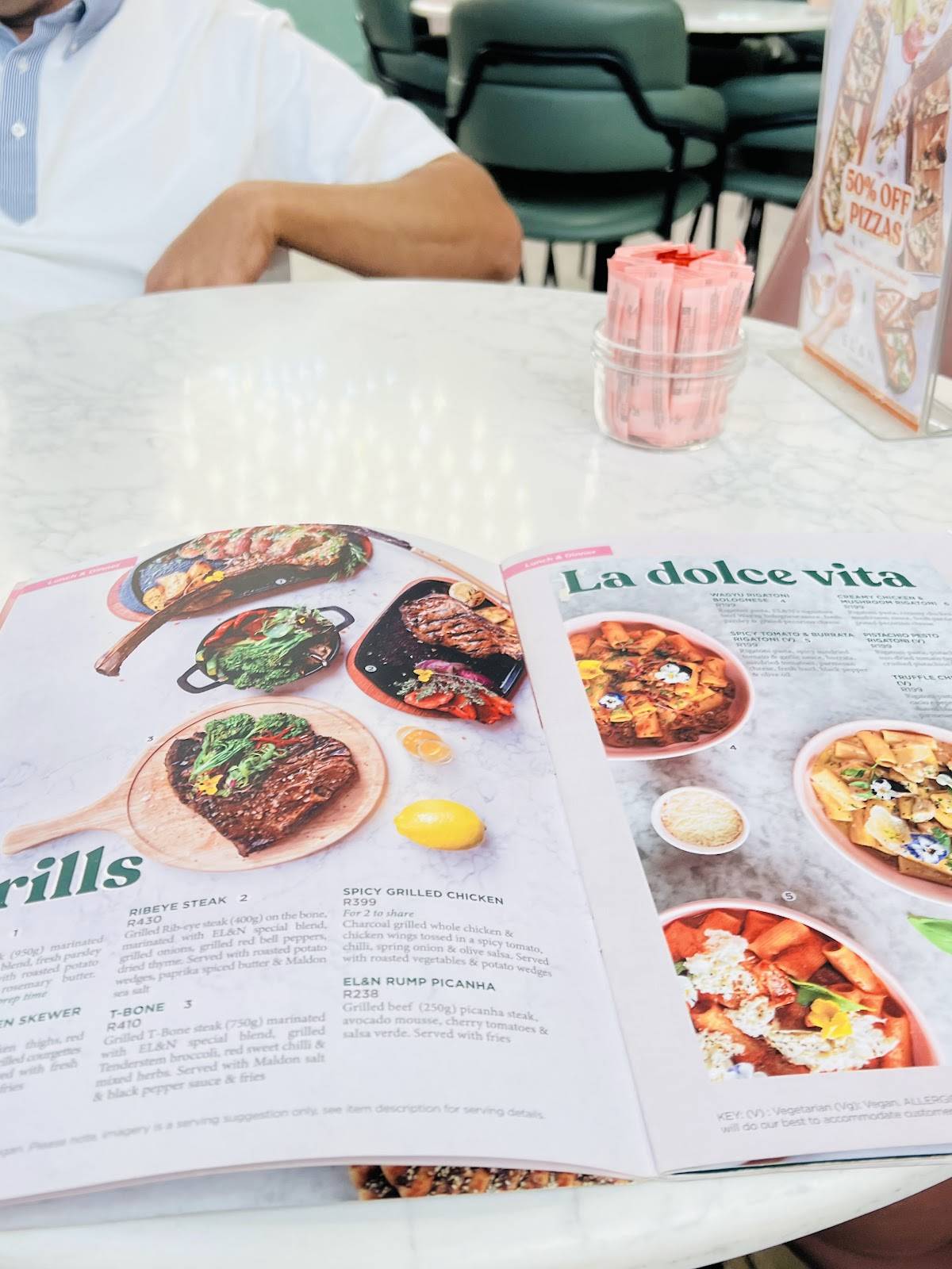 Menu at EL&N London - Mall of Africa cafe, Midrand