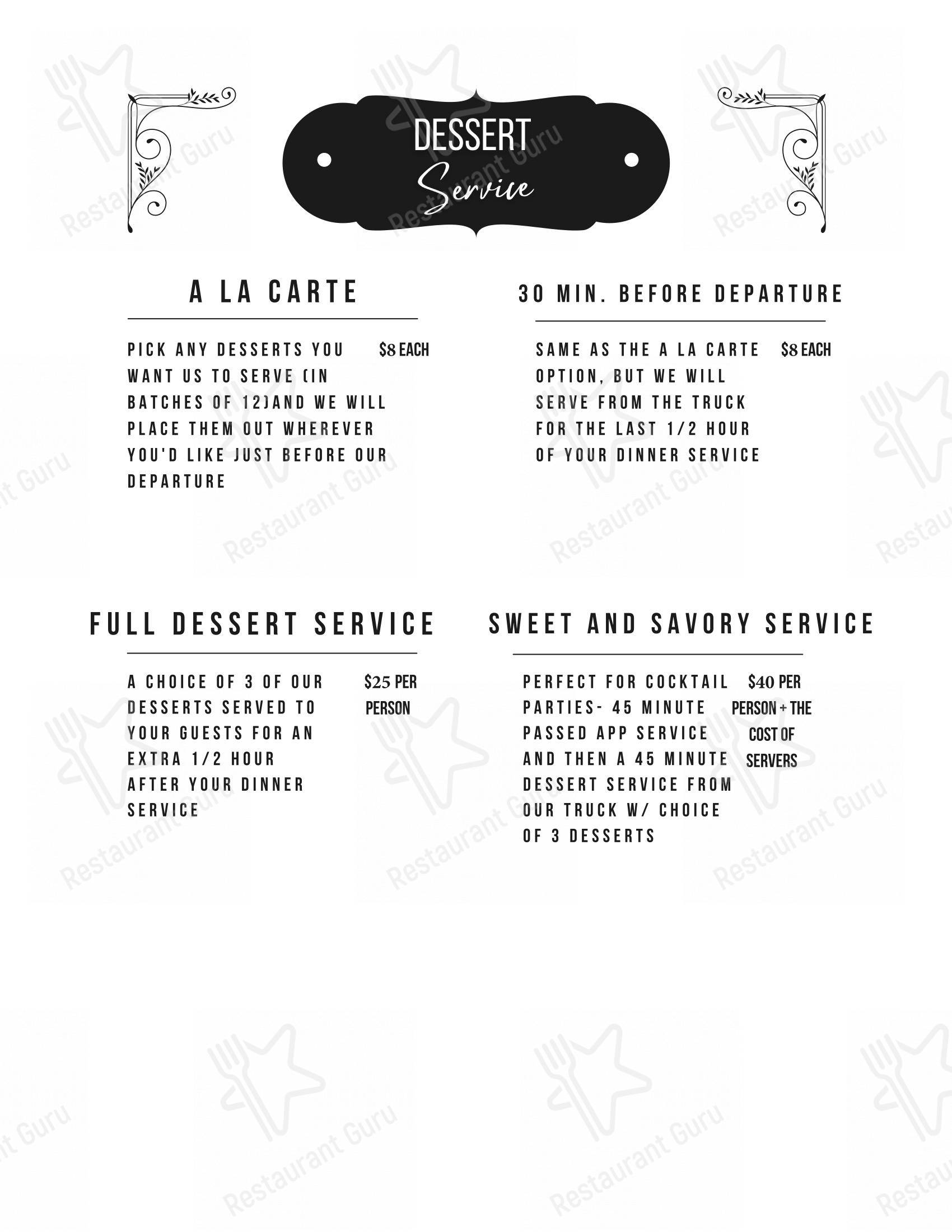 Menu at Eat Me Drink Me, Bay Shore