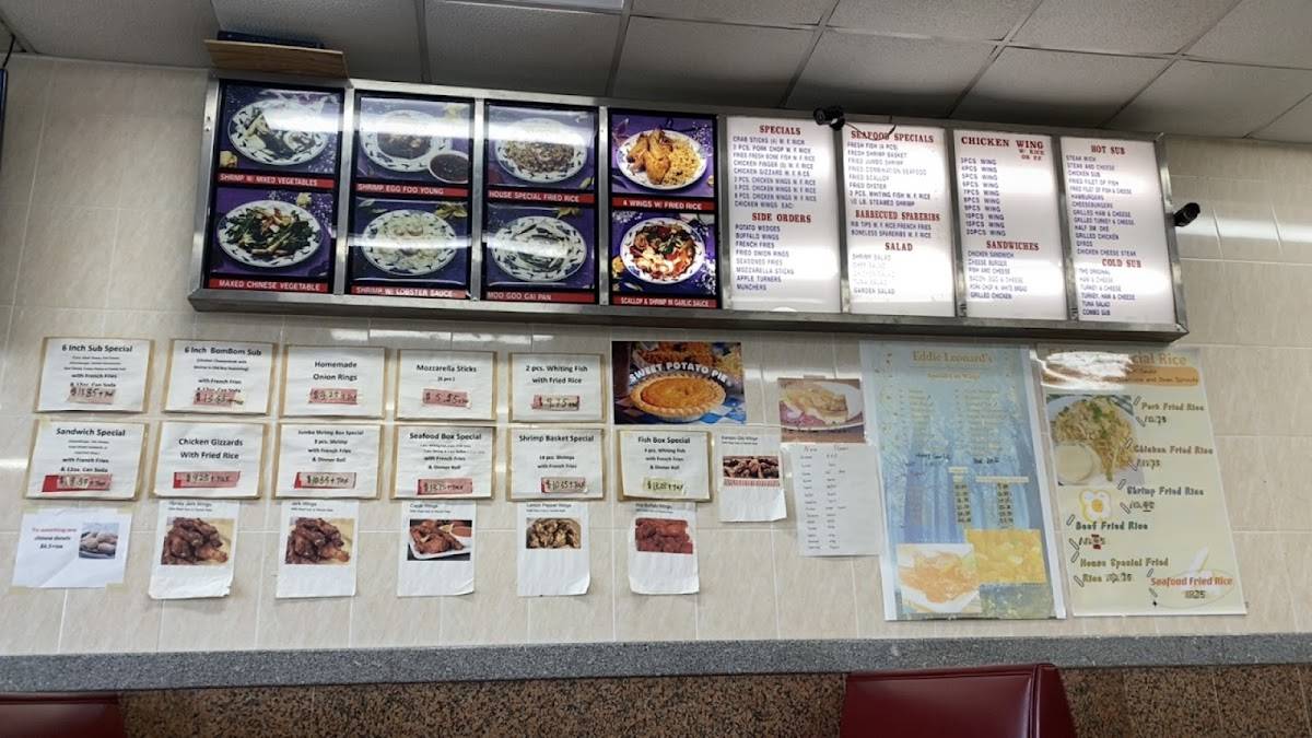 Menu at Eddie Leonard's Carry Out restaurant, Temple Hills, Temple Hill Rd