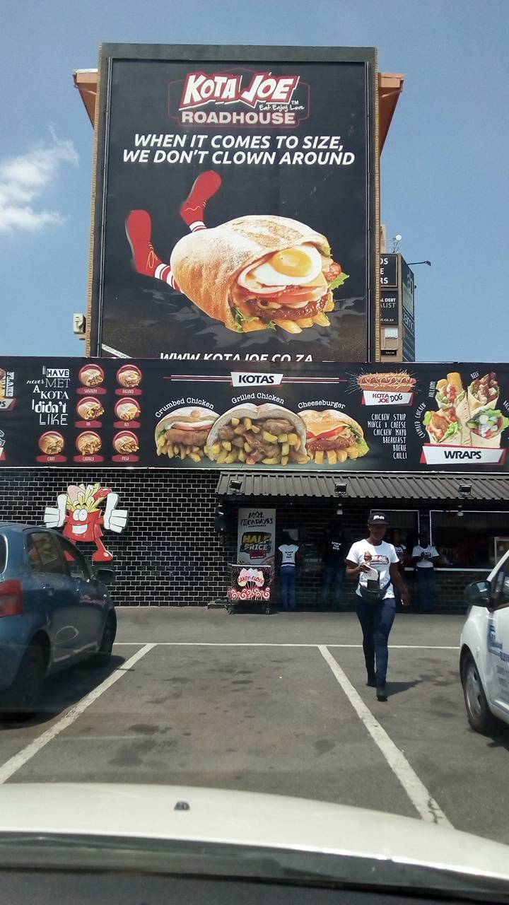 Menu at Kota Joe Roadhouse - Edenvale restaurant, Edenvale, 13 Van ...