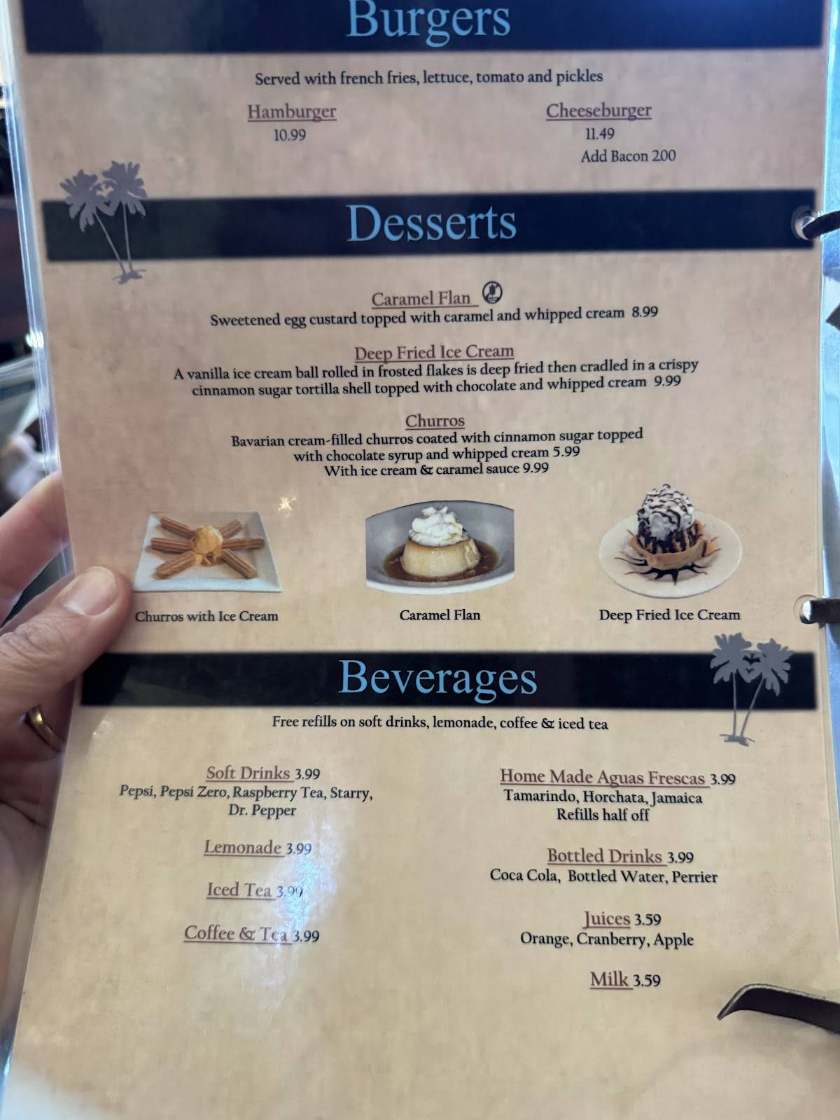 Menu at Mi Guadalajara Restaurant, Escondido