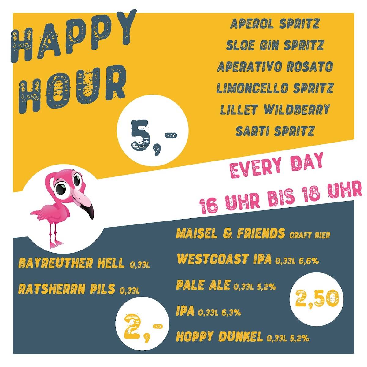 Speisekarte von Eulen & Lerchen pub & Bar, Münster