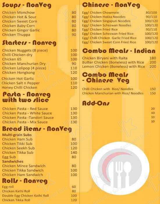 Menu at Euphoria Cafe, Gurugram, 75