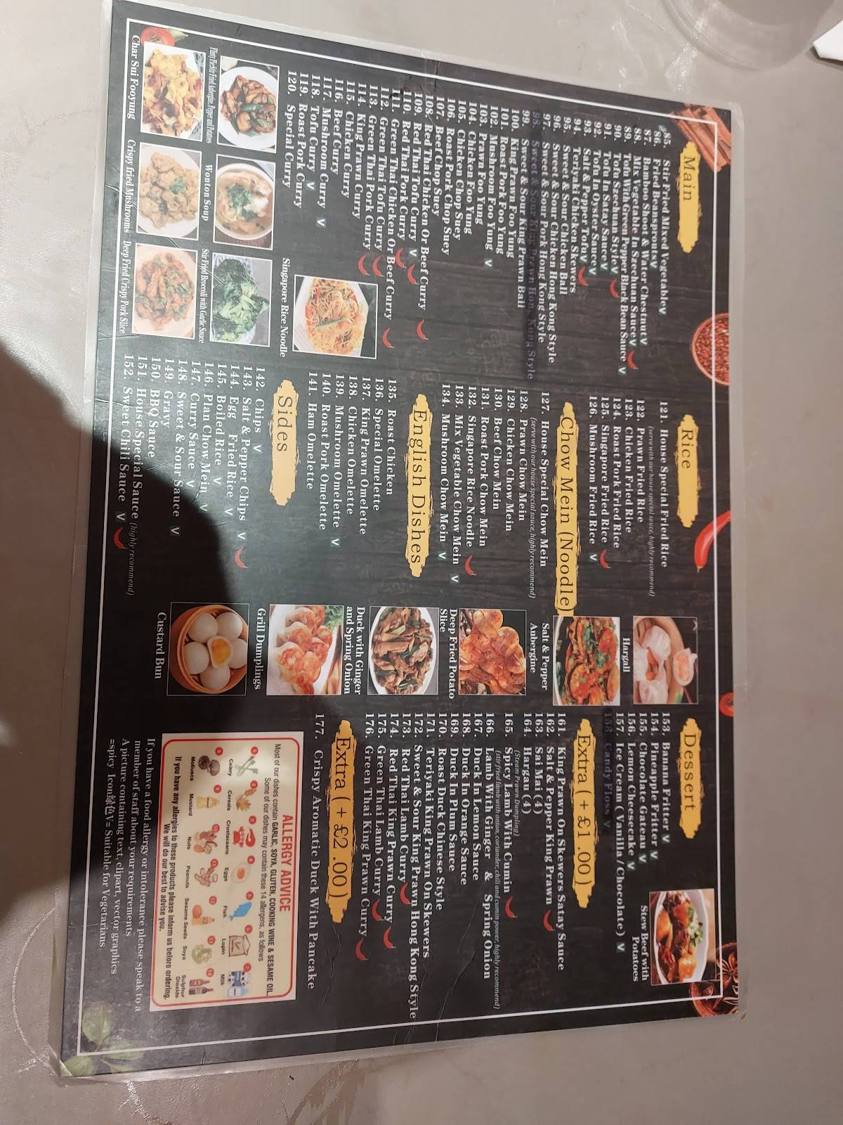 Menu at 食坣.Fan restaurant, Grimsby