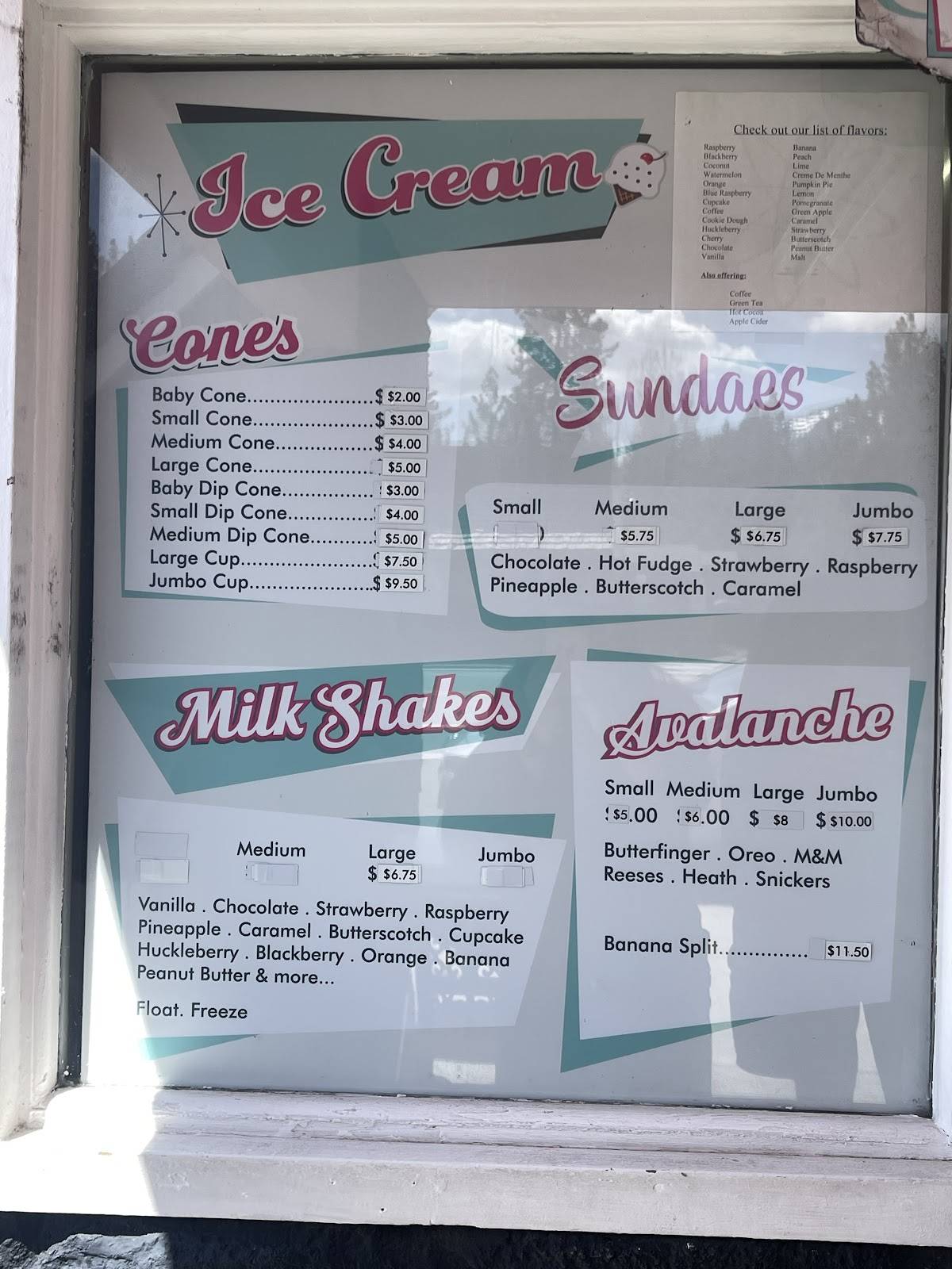 Menu at Alpine Drive Inn fast food, Burney