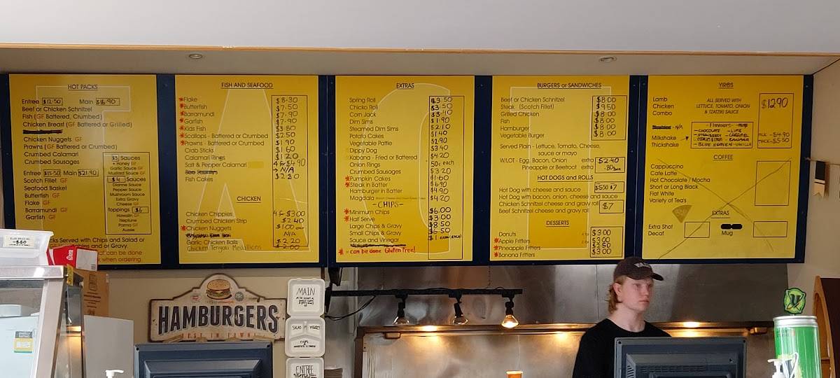 Menu at FACT Takeaway fast food, Mount Gambier