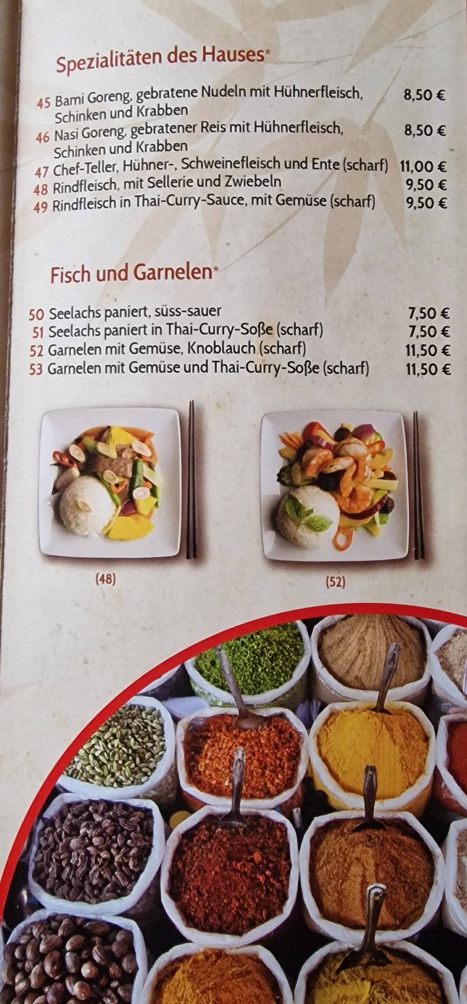 Speisekarte von Haiky Asian Food fast Food, Deggendorf